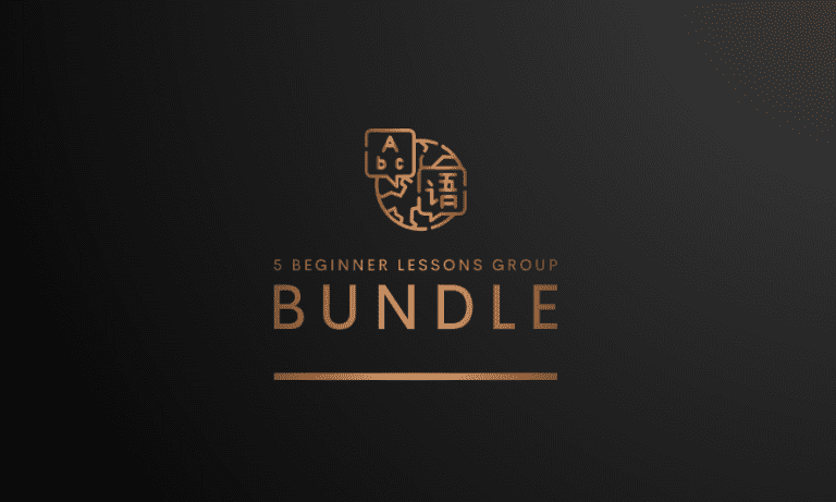 5 Beginner Lessons Group Bundle - Big Brain English